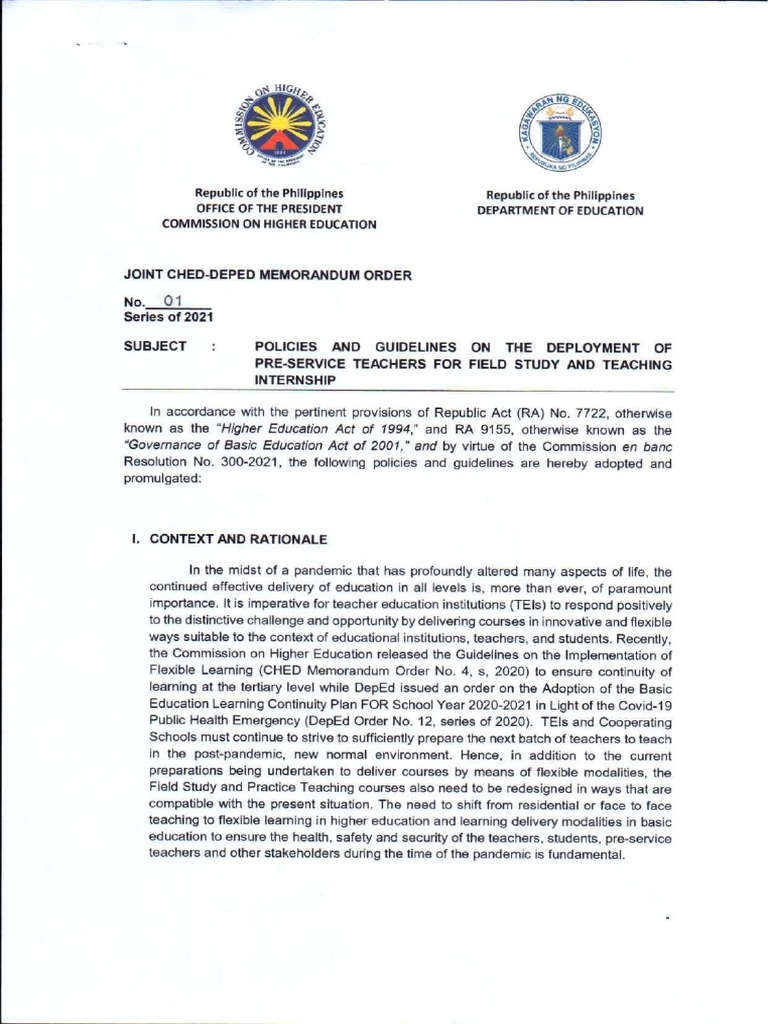 JCDMO-No.-1-S.-2021 | PDF