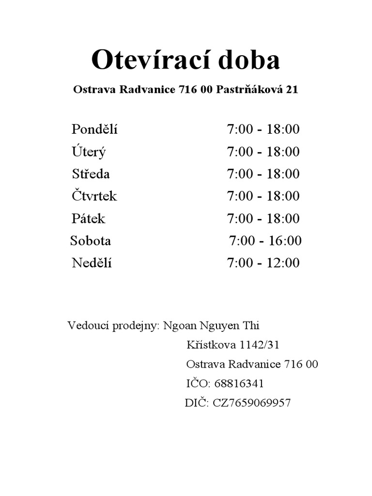 Oteviraci Doba | PDF