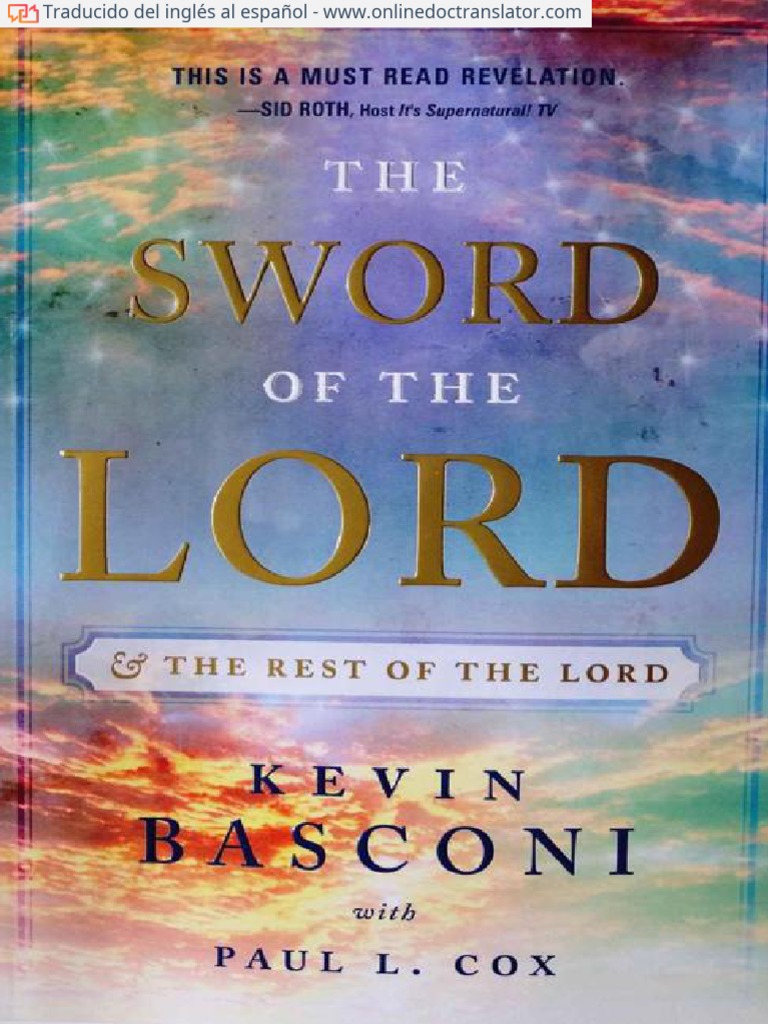 La Espada Del Señor Kevin Basconi | PDF | Expiación en el cristianismo ...