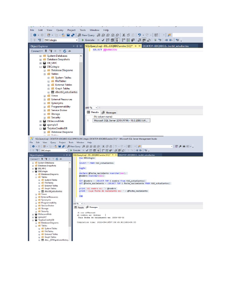 Definición y Conceptos Básicos de Transact SQL | PDF Definición y Conceptos Básicos de Transact SQL | PDF