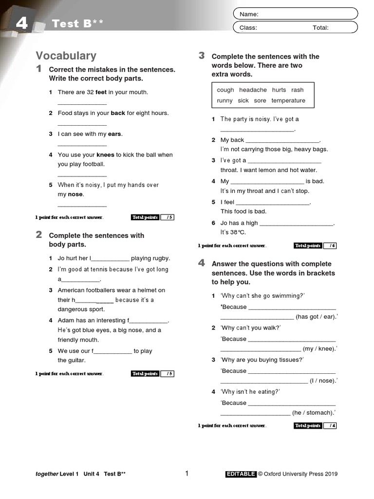 Together Level 1 4B Two-star | PDF | Linguistics | Syntax