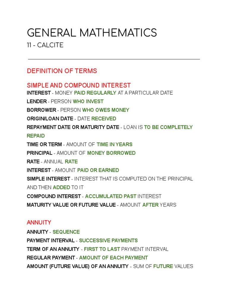 GENMATH REVIEWER | PDF