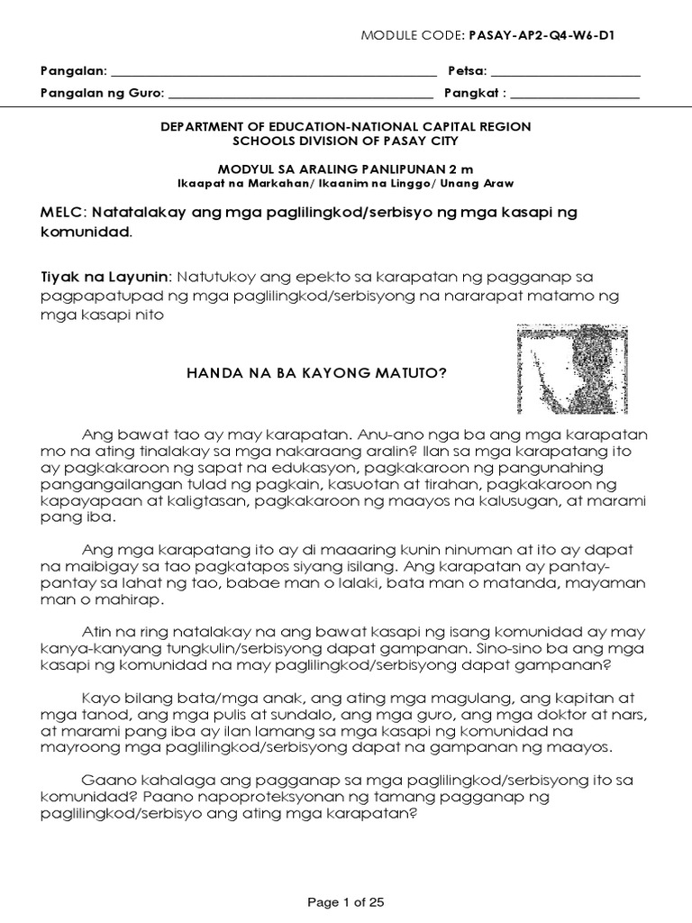 5 Pasay-AP2-Q4-W6 | PDF