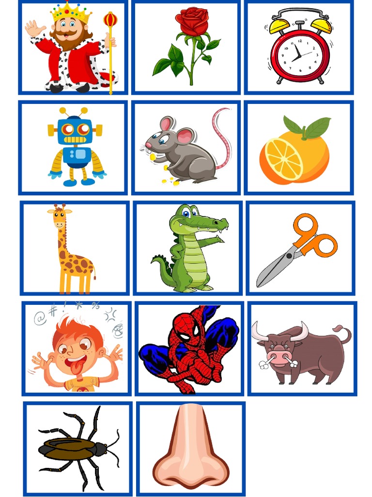 Jogo Da Memória- Fonema r | PDF