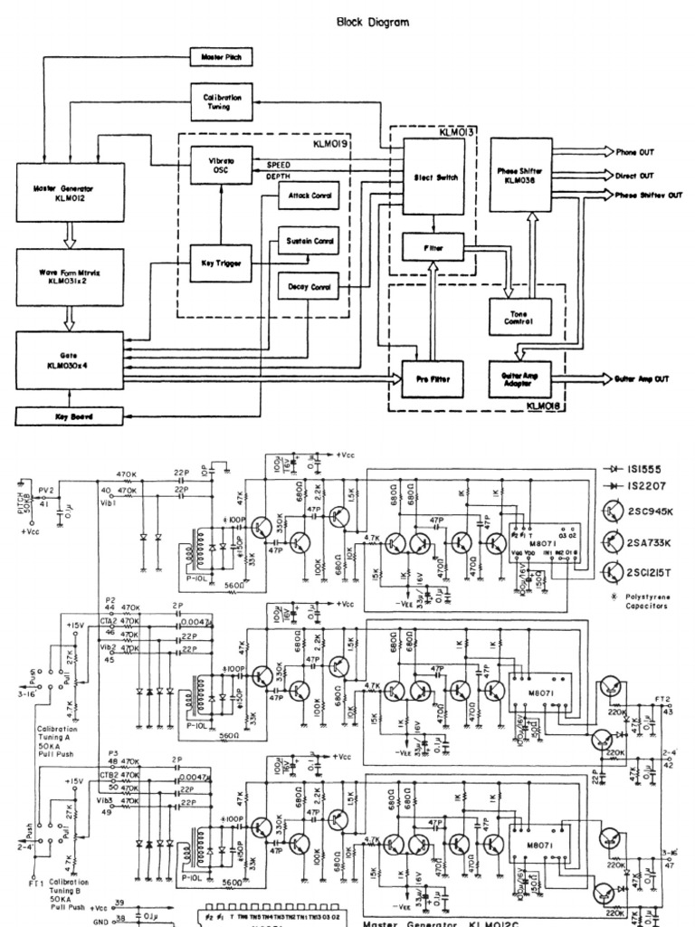 Korg PE-2000 Schematics | PDF