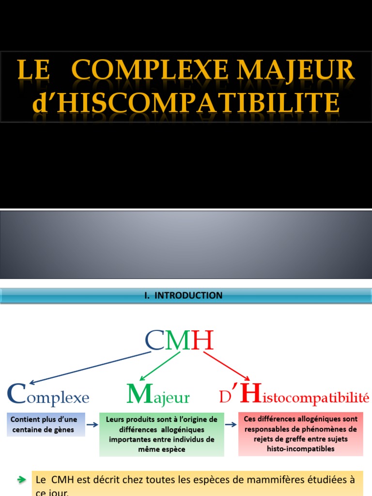 Organisation du Système HLA | PDF | HLA (antigène) | Complexe majeur d ...
