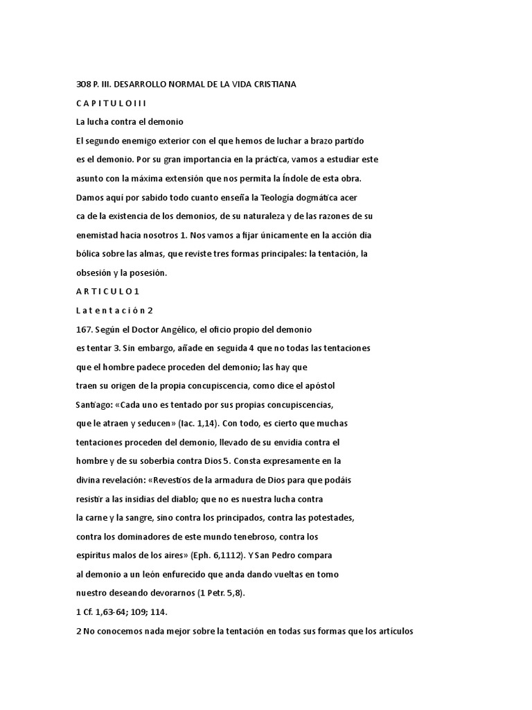 La Lucha Contra El Demonio | PDF | Demonios | Exorcismo