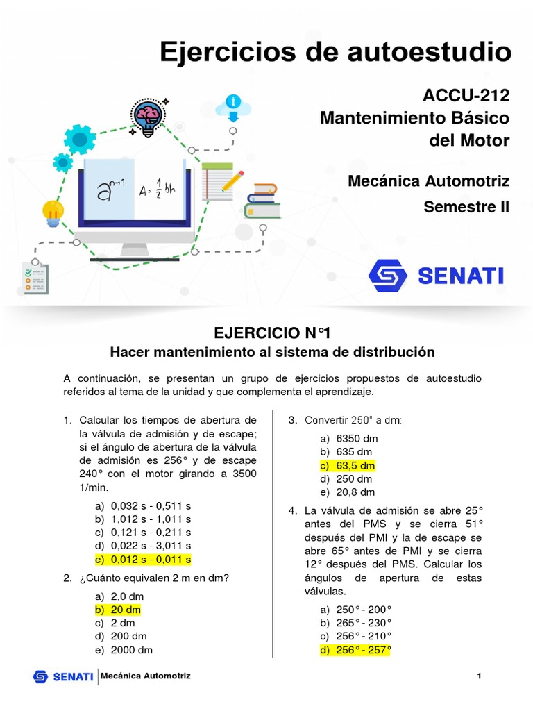 Accu-212 Ejercicio T001 | PDF