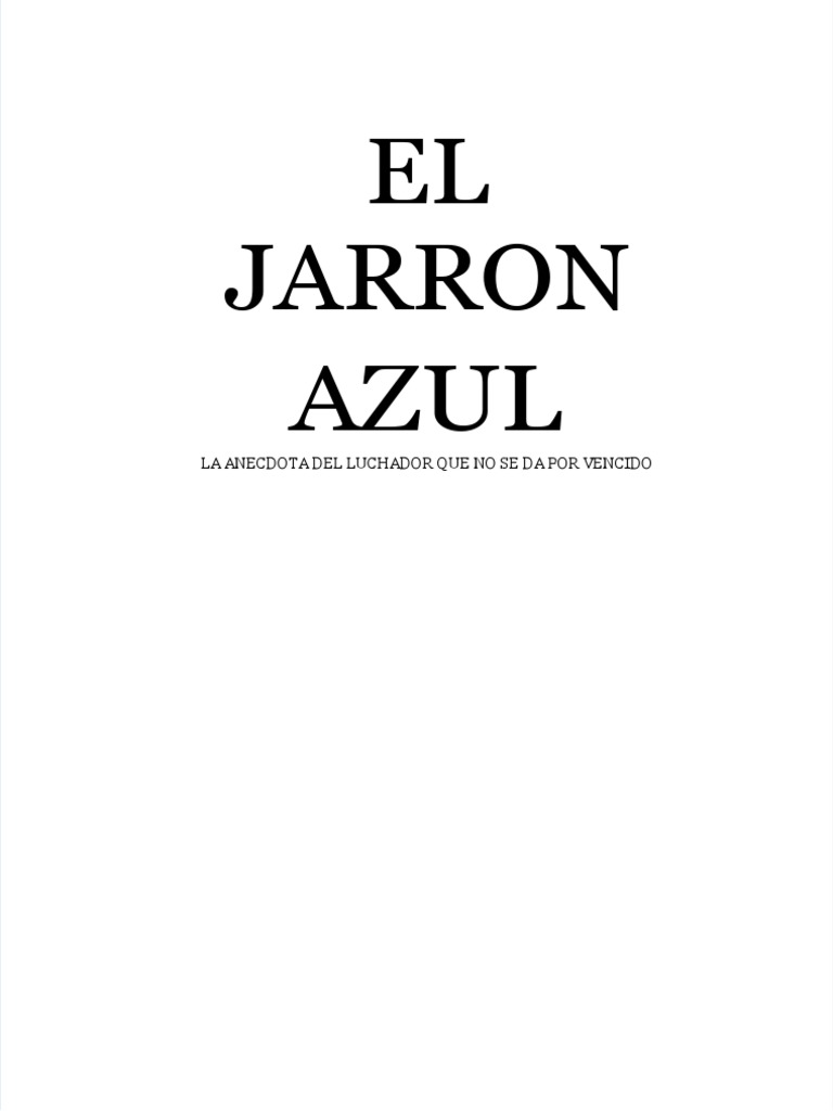 El Jarron Azul | PDF