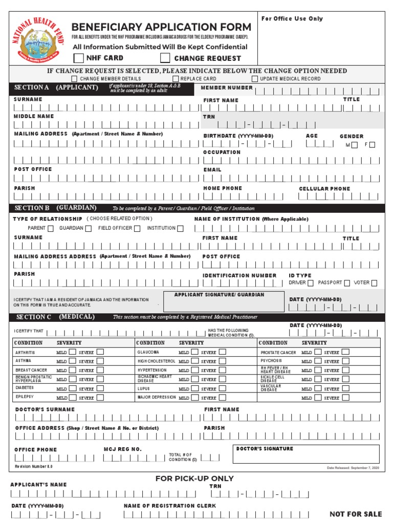 NHF Card Application and Update Guide | PDF | Identity Document ...