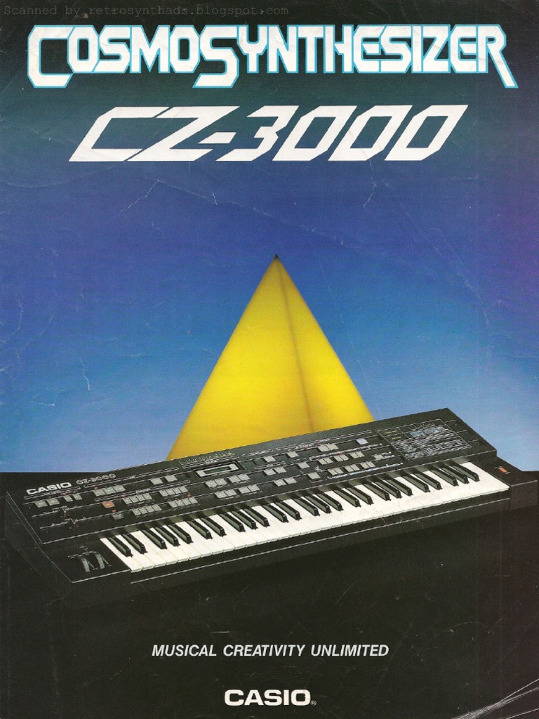 Casio CZ-3000 Brochure | PDF