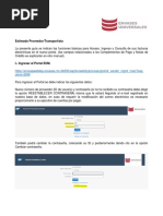 Manual de Usuario - Portal de Proveedores ICA | PDF | Archivo de computadora | Software