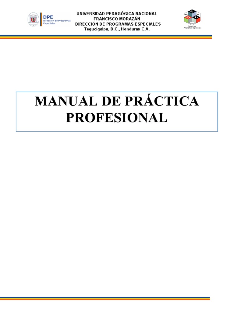 Manual de Práctica Profesional | PDF | Evaluación | Maestros