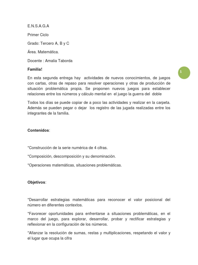 Secuencia De Numeracion Hasta El 10 000 PDF