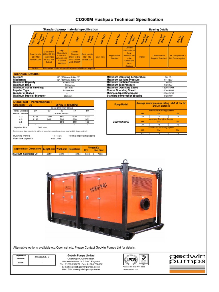 CD300 MHushpac | PDF | Pump | Mechanical Engineering