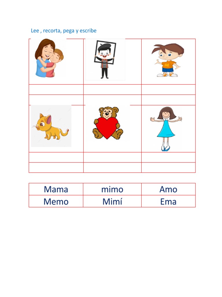 Actividad Letra M M | PDF