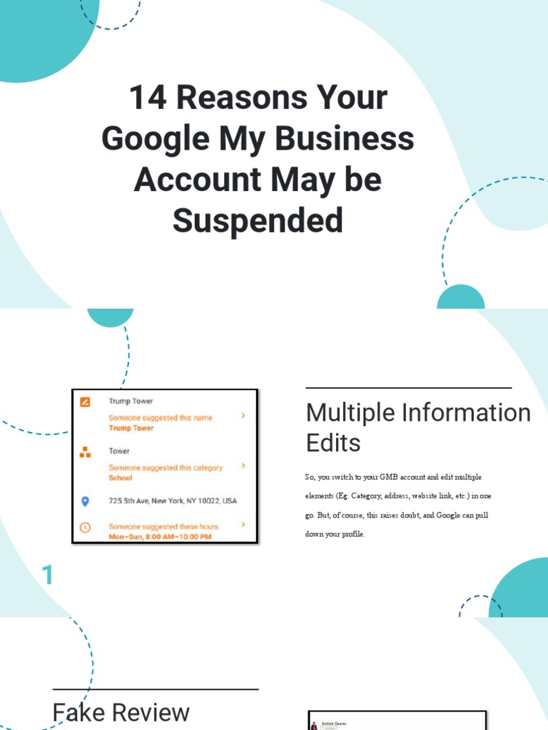 GMB Presentation | PDF | Search Engine Optimization | Computing