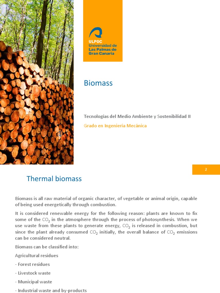 Tema 7 Biomasa | Download Free PDF | Biomass | Humidity