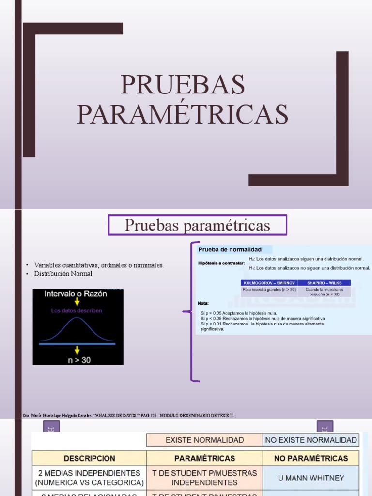 Pruebas paramétricas | PDF