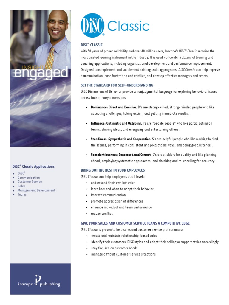 DiSC Classic | PDF | Learning | Communication