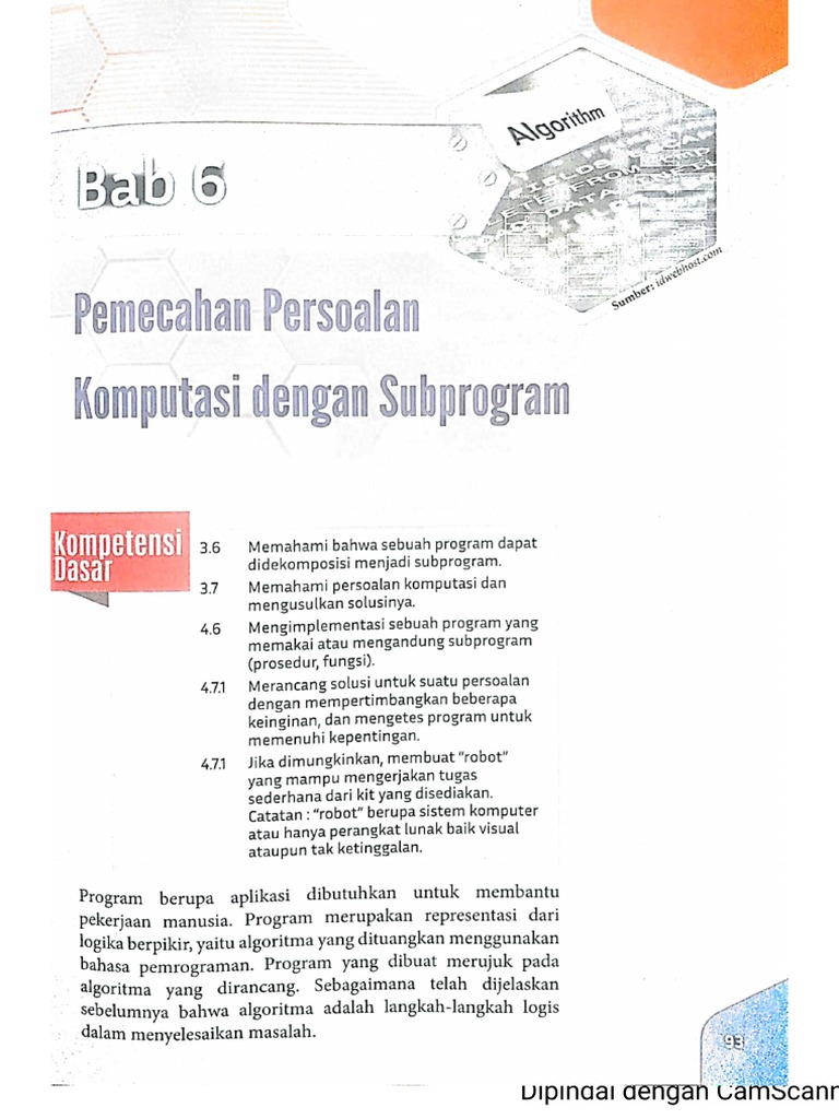 Algoritma Subprogram | PDF