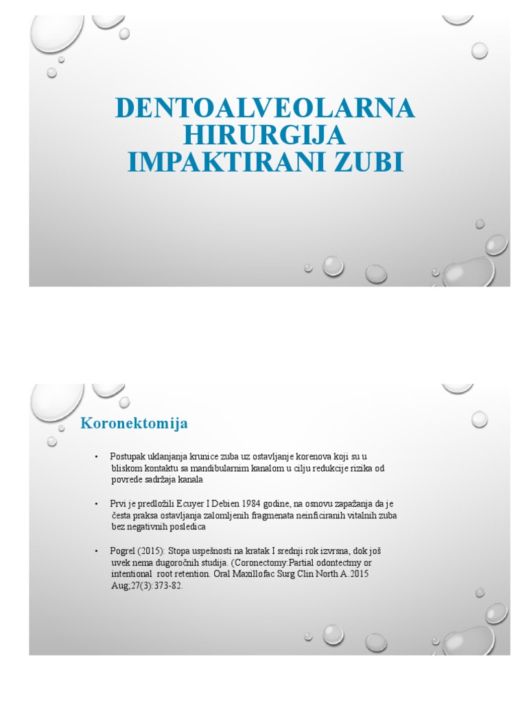 Impaktirani Zubi | PDF