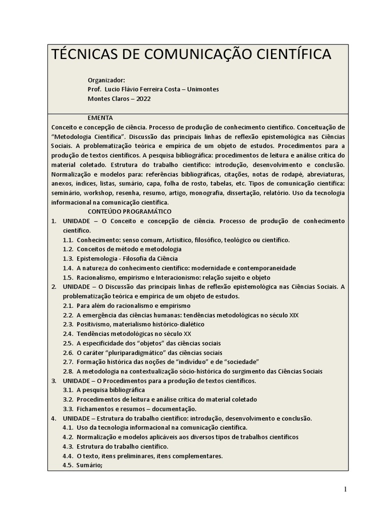 TCC - Abnt | PDF | Science | Abstract (resumo)