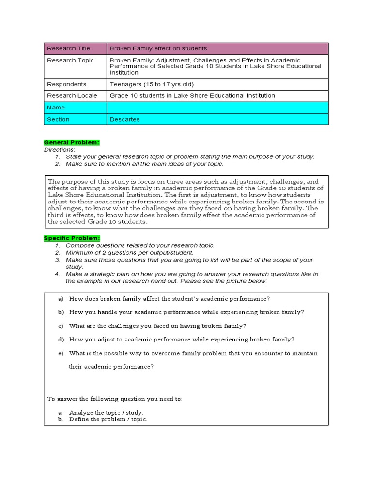 Research Activity 3 - Research Questions | PDF
