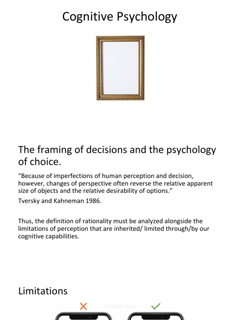 Cognitive Psychology | PDF | Heuristic | Framing (Social Sciences)