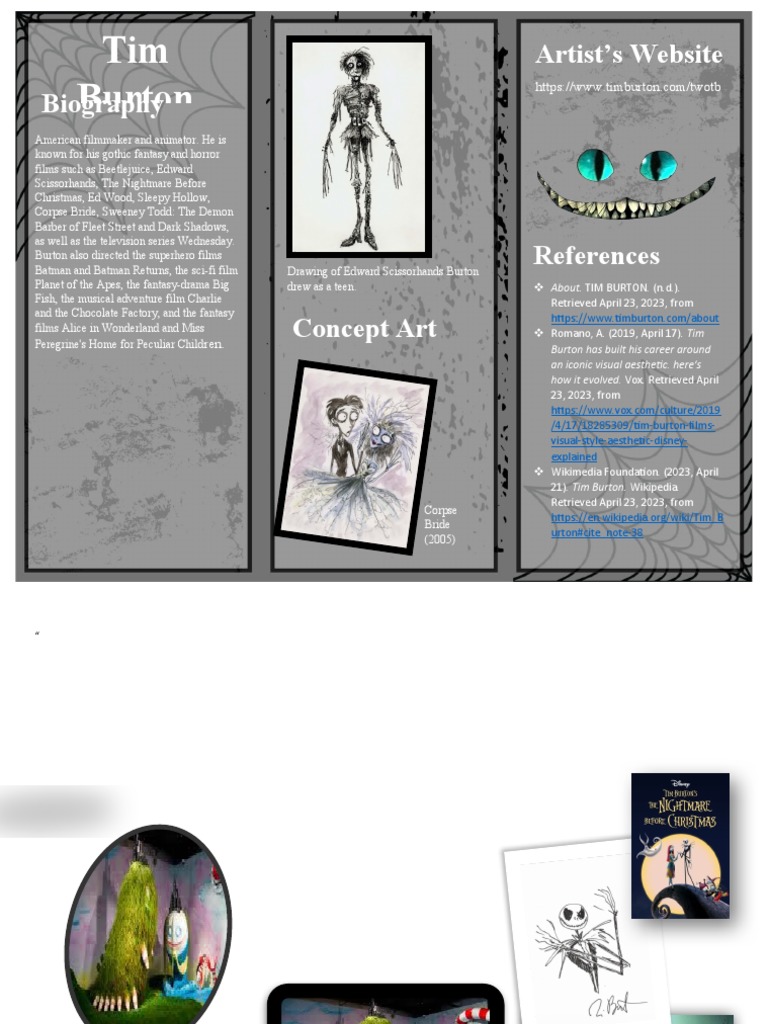 Tim Burton: Iconic Filmmaker Overview | PDF