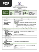 Detailed Lesson Plan - Paggamit NG Pandiwa | PDF