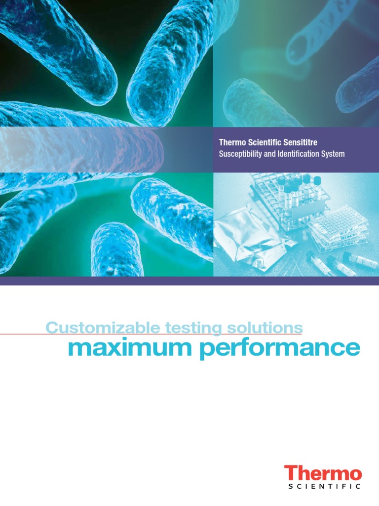 Sensititre Brochure - EN | PDF | Microbiology