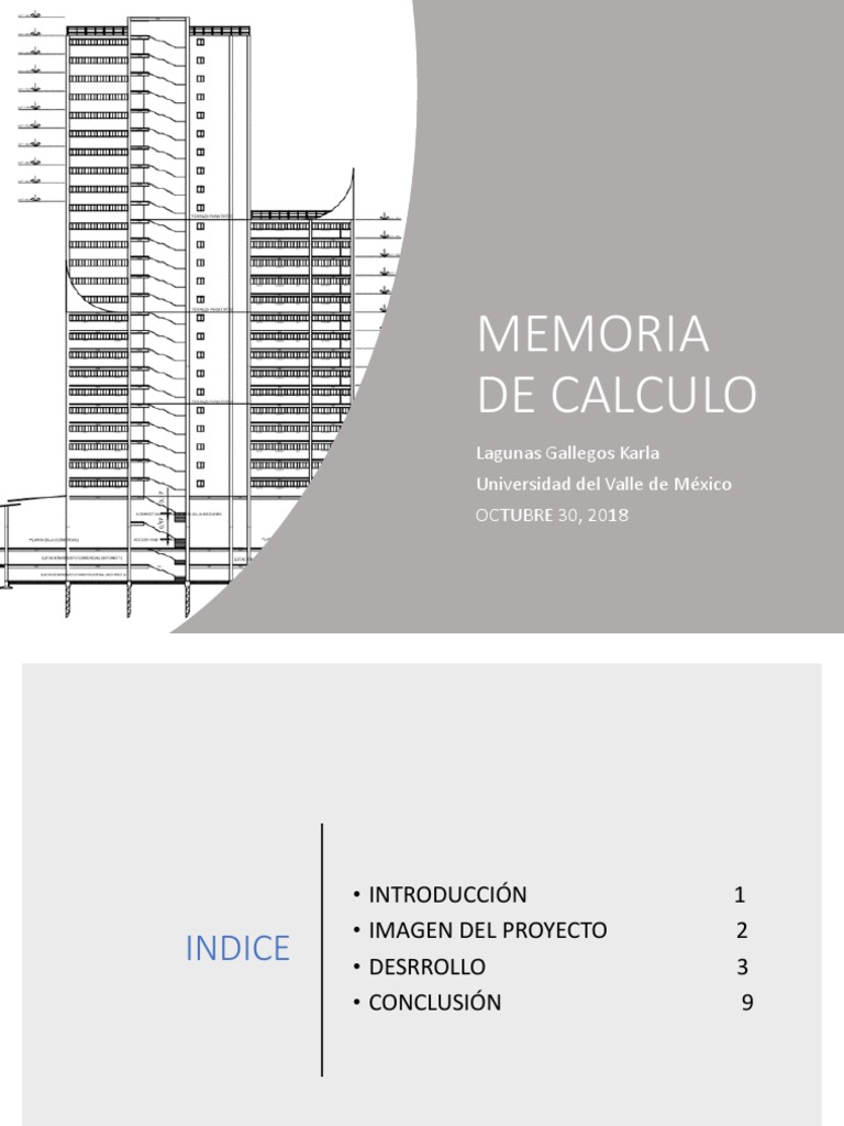 Pdfcoffee.com Memoria de Calculo 60 PDF Free | PDF