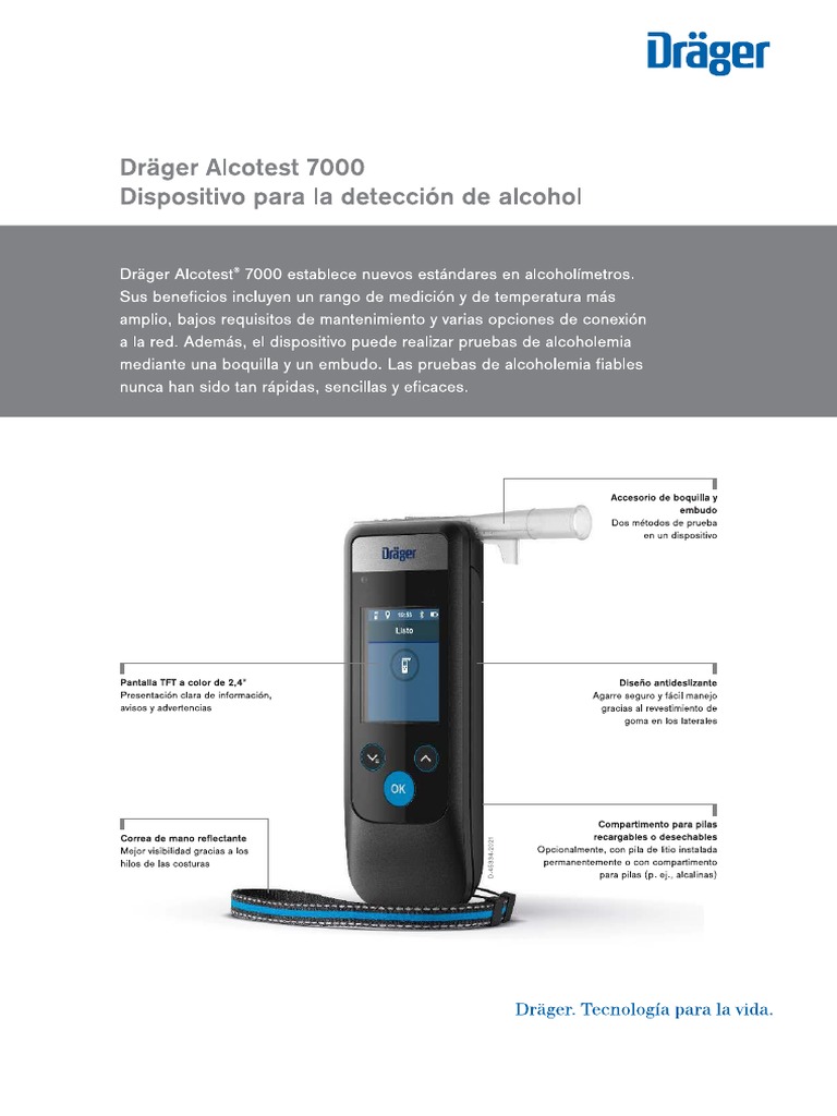 Alcotest 7000 Drager | PDF