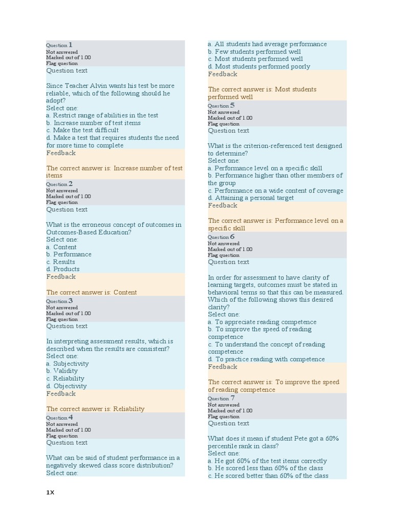 Preboard - LET - Profed 2 | PDF