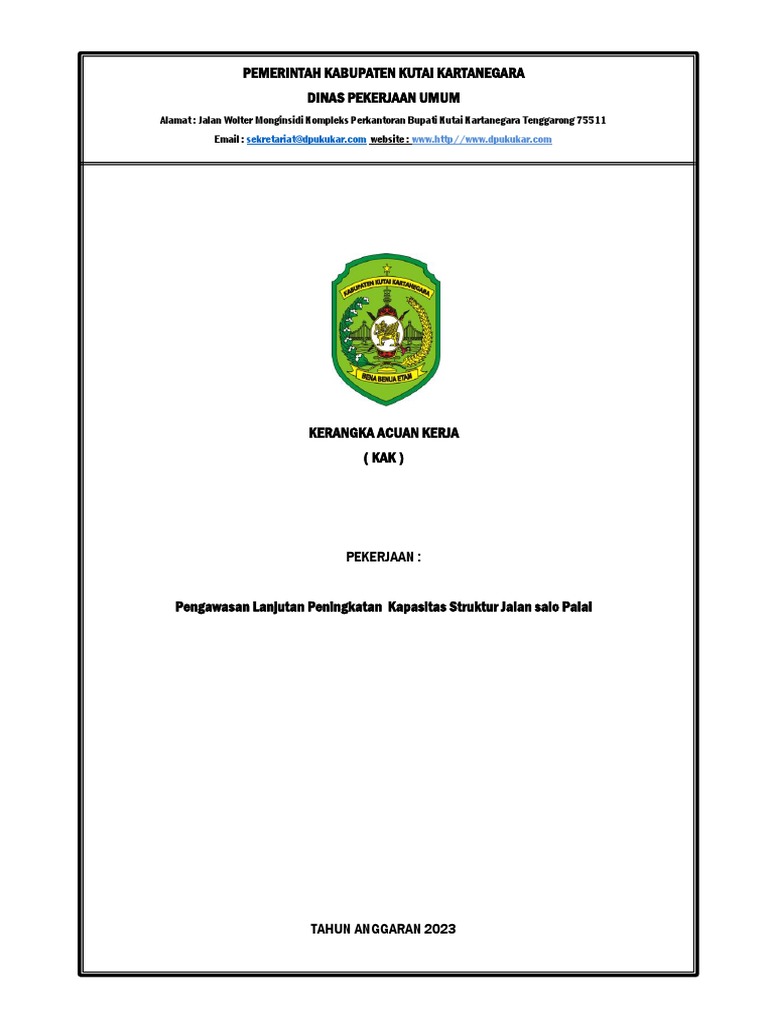 KAK PWS Salo Palai | PDF | Bisnis