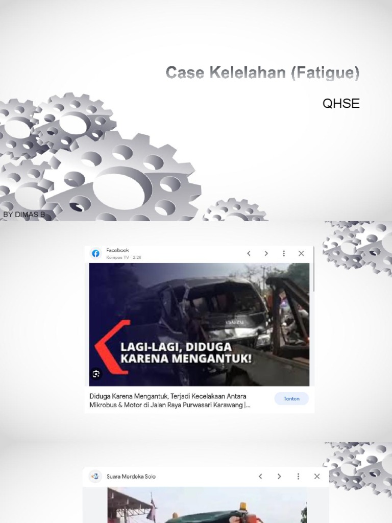 Kecelakaan by Fatique (Lelah Ngantuk) | PDF