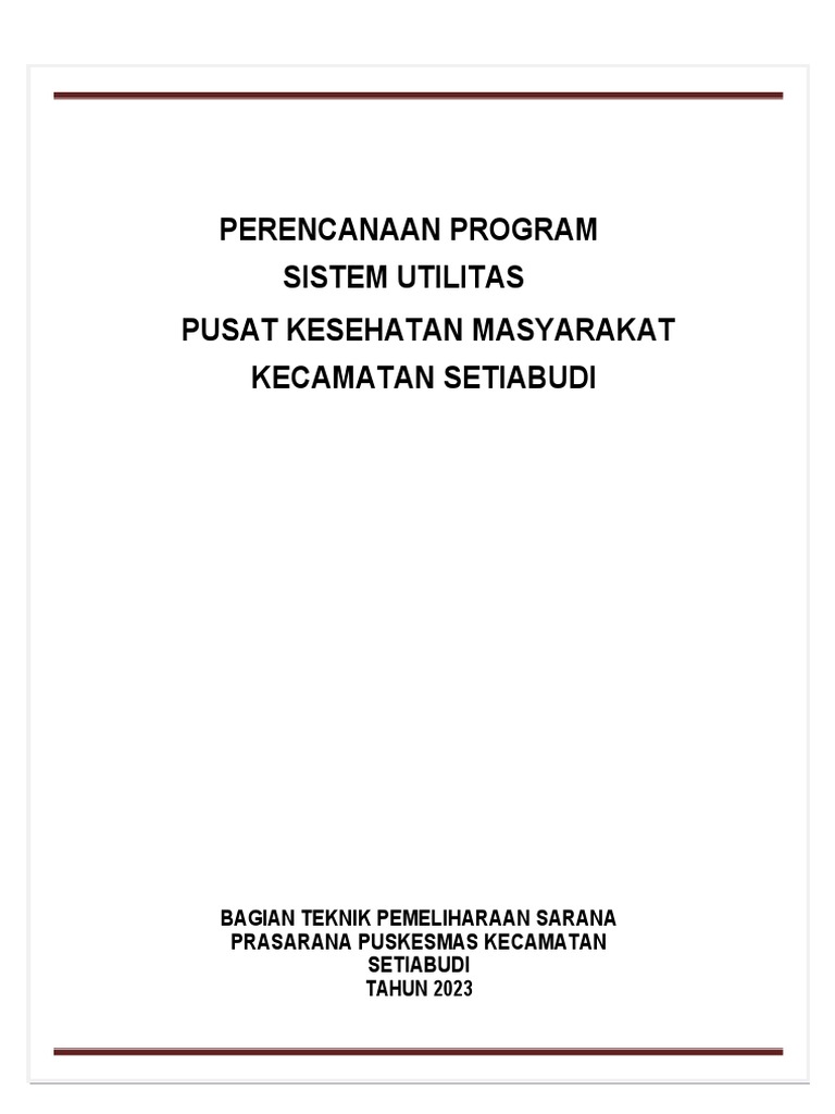 Plan FMS Utilitas 2023 | PDF