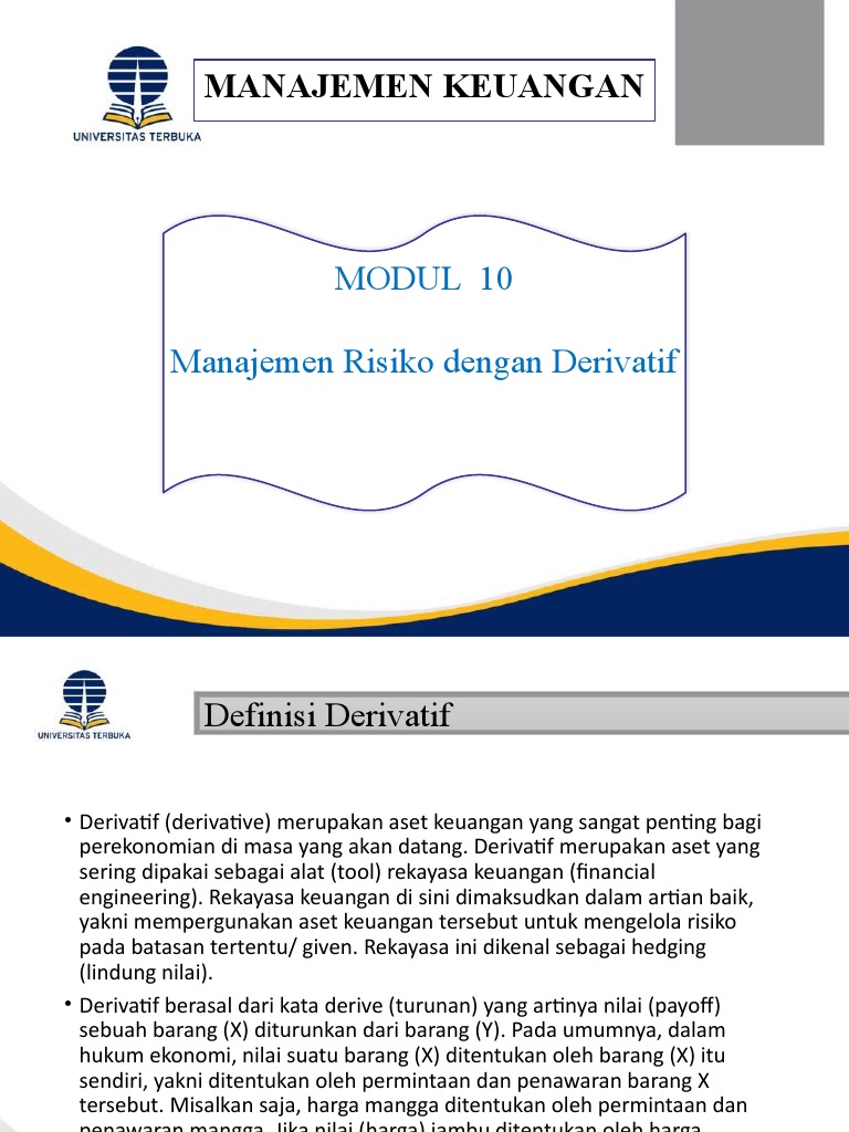 Manajemen Keuangan Modul 10 | PDF
