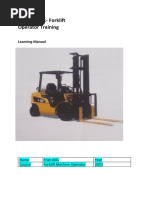 Forklift Hand Signals English | PDF