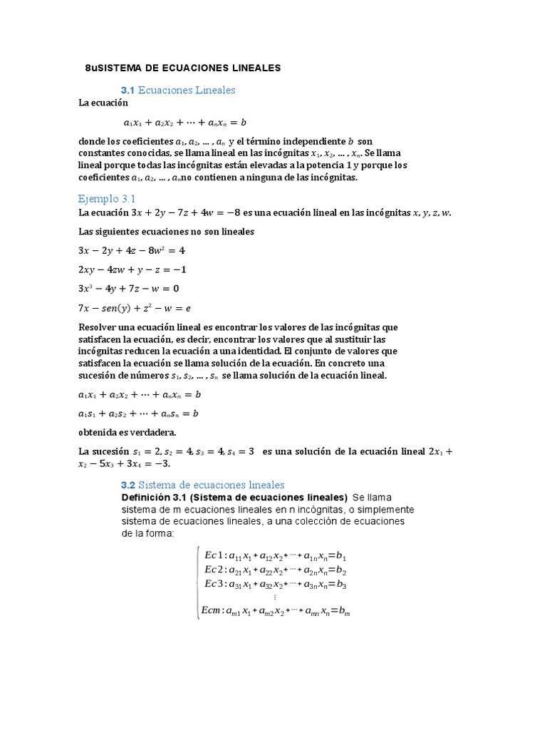 Segundo Parcial Algebra (Calculo) | PDF