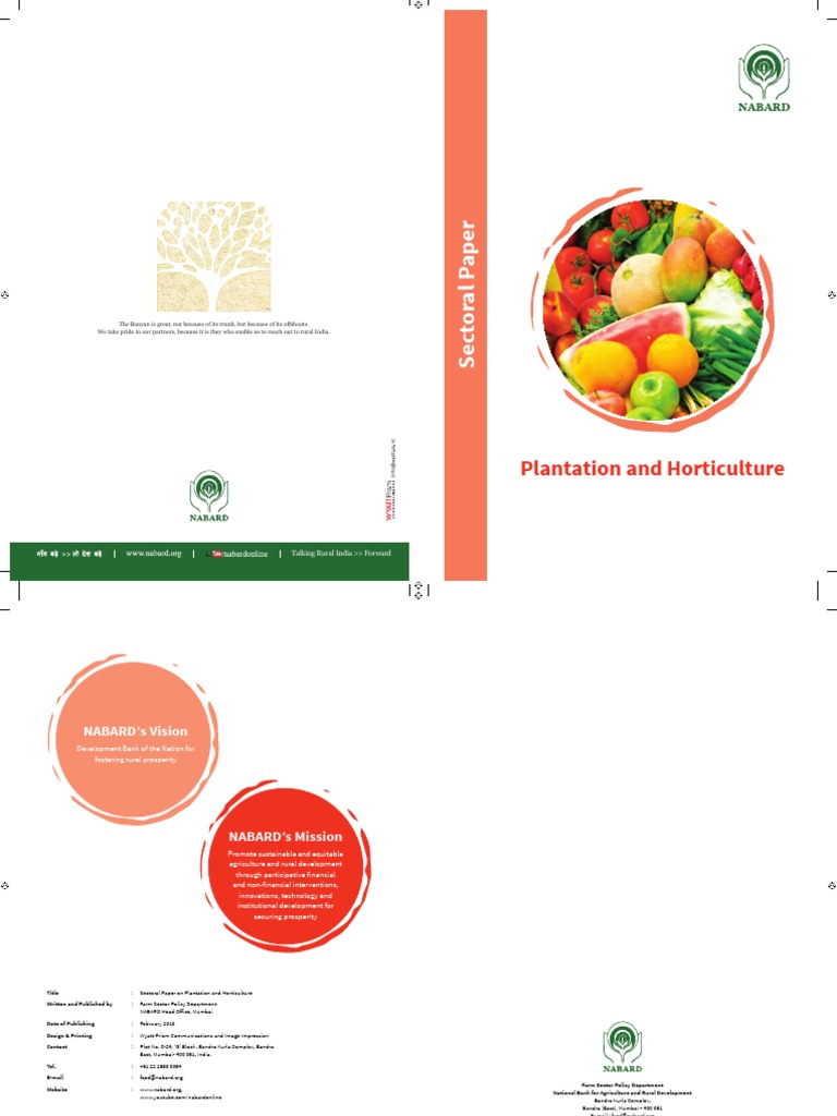 Plantation and Horticulture | PDF | Agriculture | Horticulture