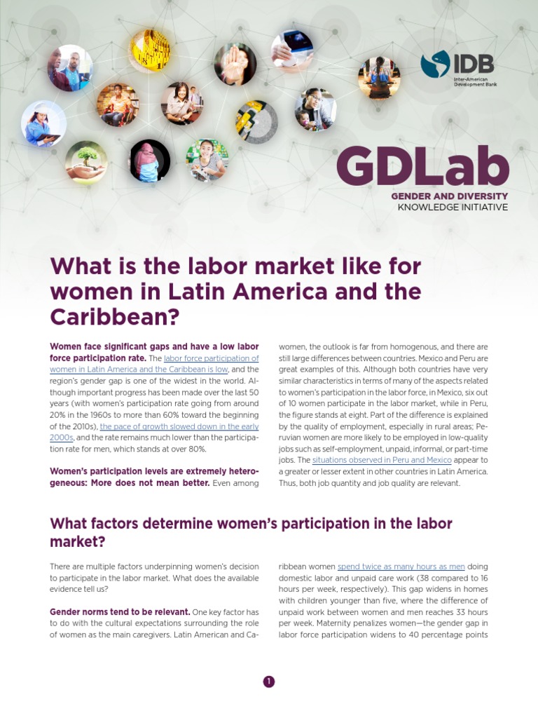 What Is The Labor Market Like For Women in Latin America and The ...