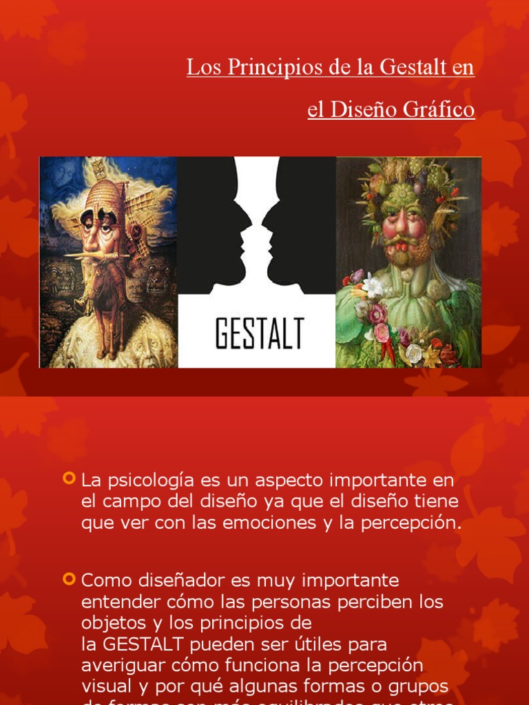 Los Principios de la Gestalt en el Diseño | PDF | Percepción | Diseño
