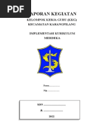 Program Kerja KKG SD 2025 | PDF