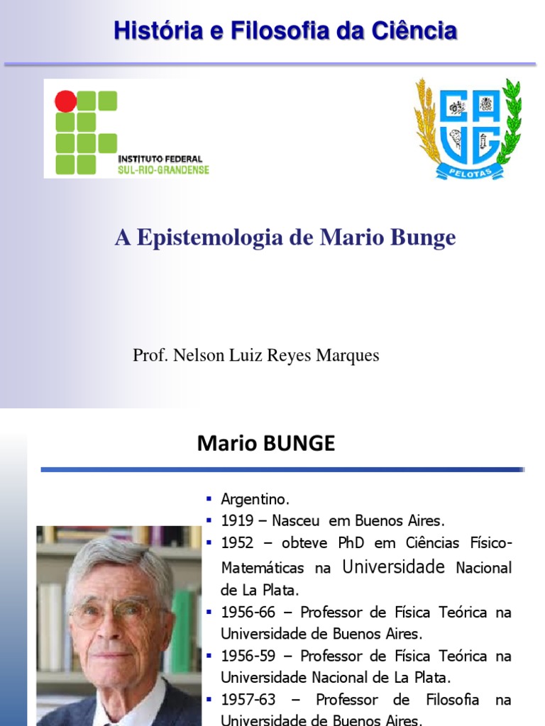 HFC - Parte 12 - Mario Bunge | PDF | Science | Método científico