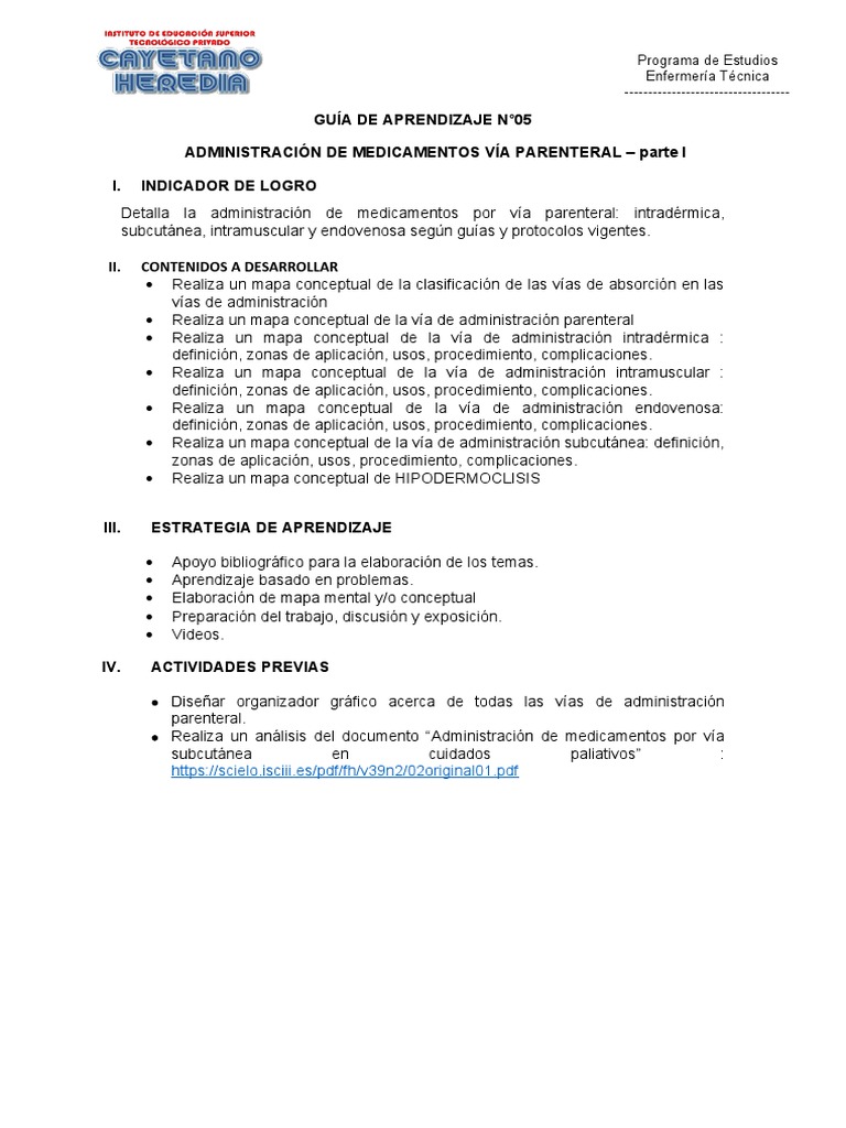 GUÍA DE APRENDIZAJE N°05 y 06 AM | PDF