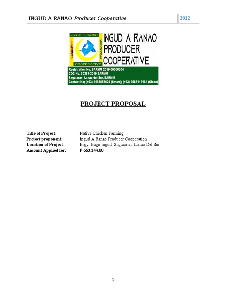 Native Chicken Farming Project Proposal | PDF | Chicken | Market ...