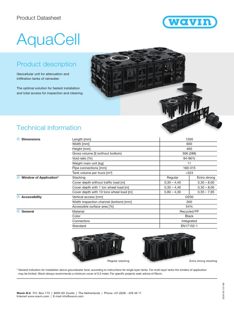 Datasheet AquaCell | PDF
