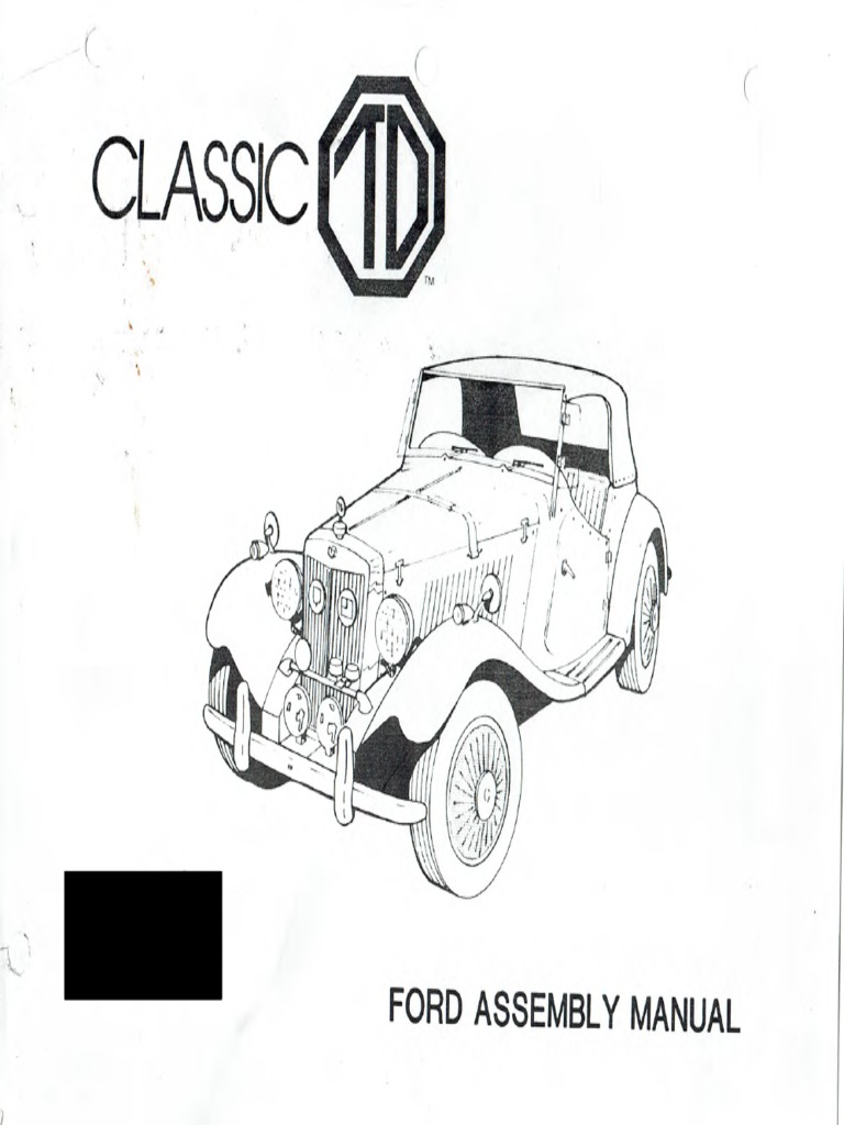 CMC FORD Assembly Manual | PDF